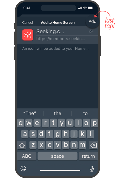 Download the Seeking App | Available for Android and iOS